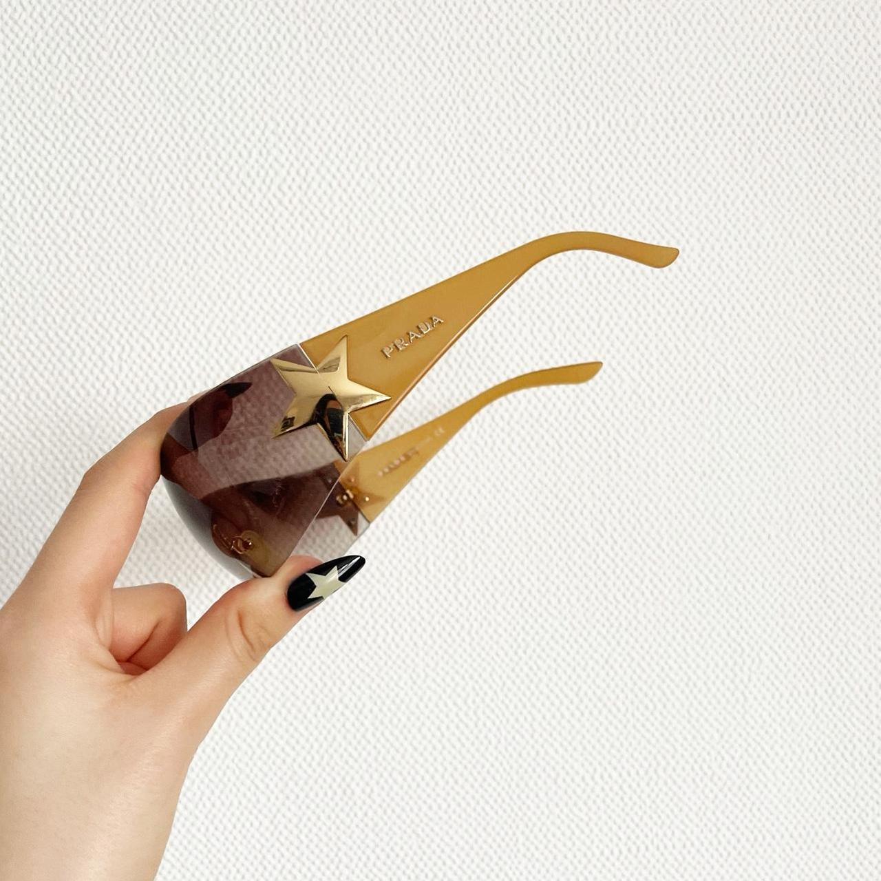 Prada sunglasses - Authentic Prada Star Logo... - Depop