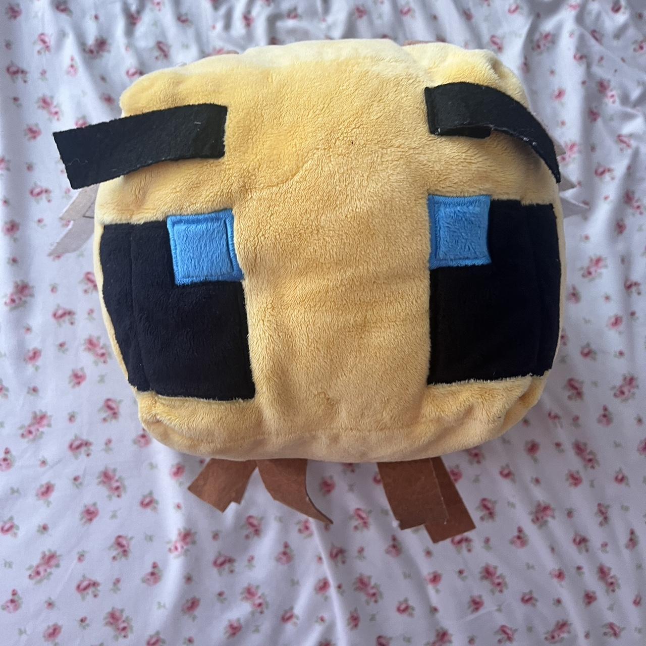 Yellow and brown Minecraft Bee plush - - is pretty... - Depop