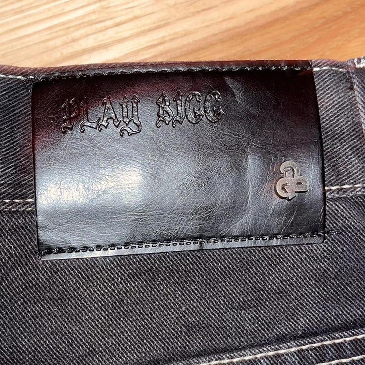 Black baggy play bigg jeans. Barely worn no flaws.... - Depop