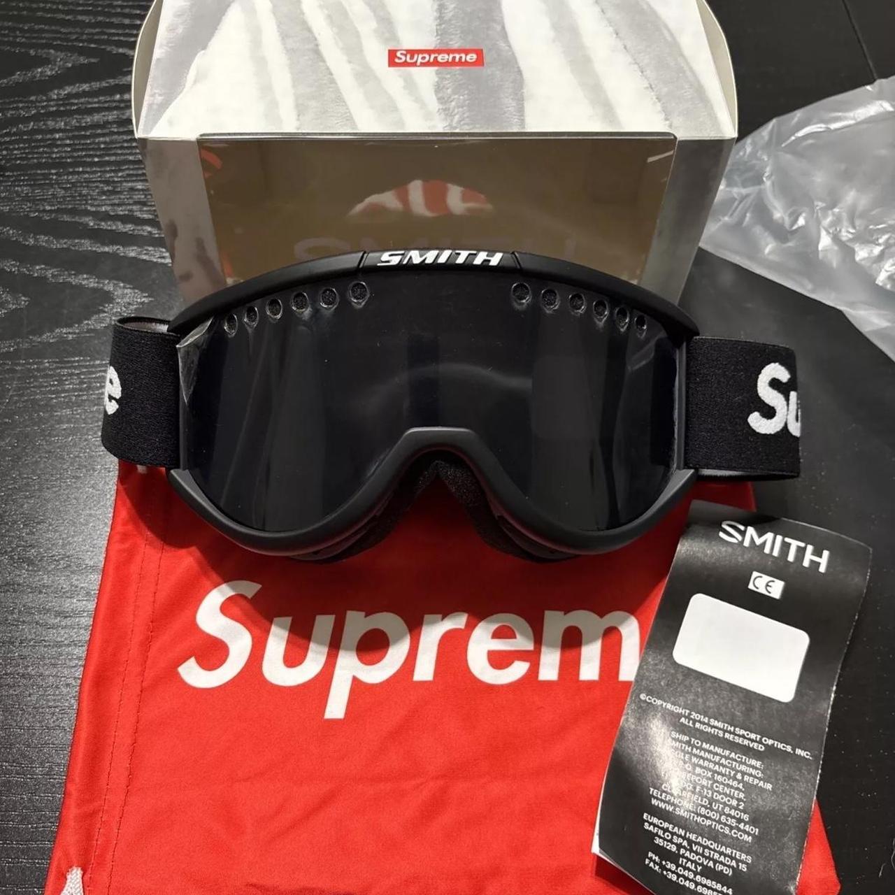 Supreme Smith Ski Snowboard Goggles Black FW15 With... | Depop