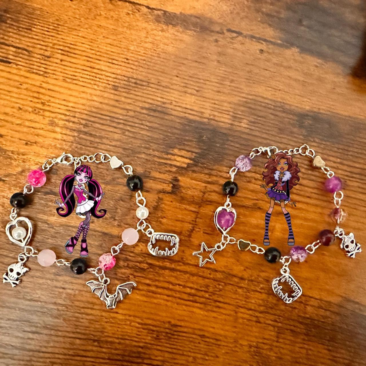 matching monster high bracelets •clawdeen and... - Depop