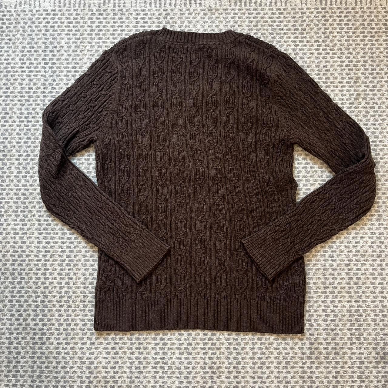 Craft and barrow brown sweater #knit #sweater #warm - Depop
