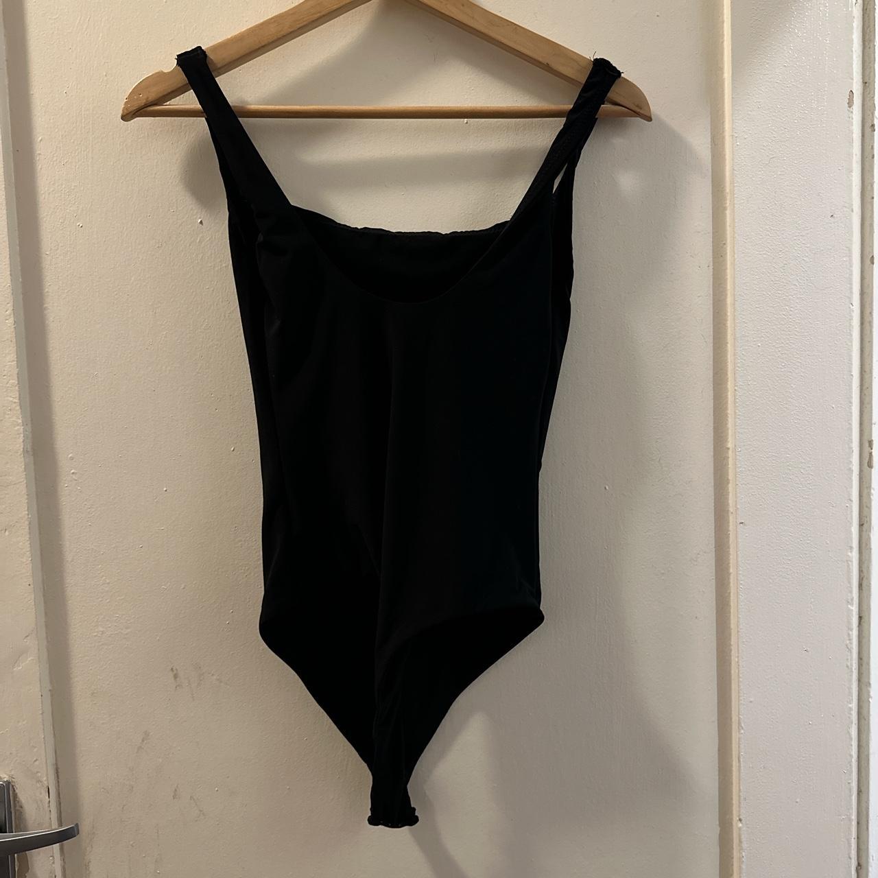 Glassons Women's Black Bodysuit | Depop