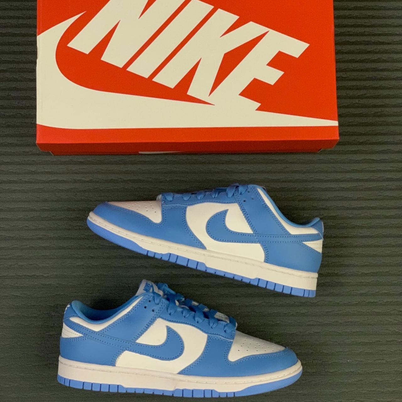 Nike Dunk Low Retro "University Blue" sneakers for... - Depop