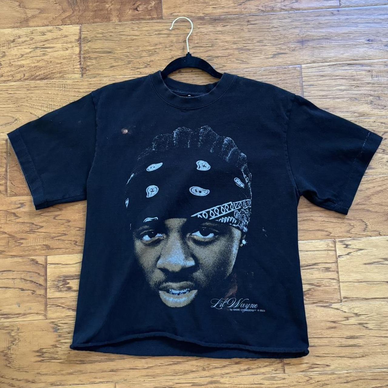 Game changers young weezy t bleach stain and cropped - Depop