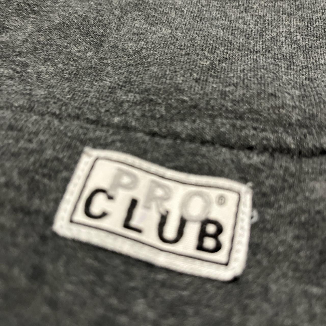 vintage charcoal heavyweight proclub zip up, good... - Depop