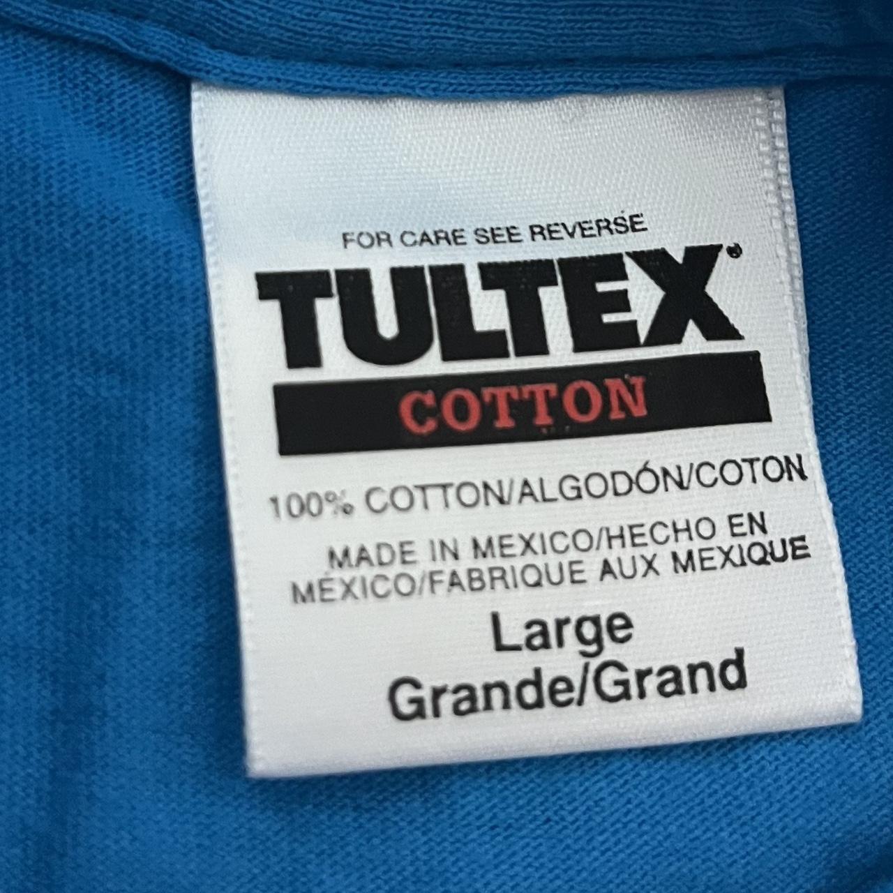 VTG Tultex Arizona Tshirt size large blue western... - Depop
