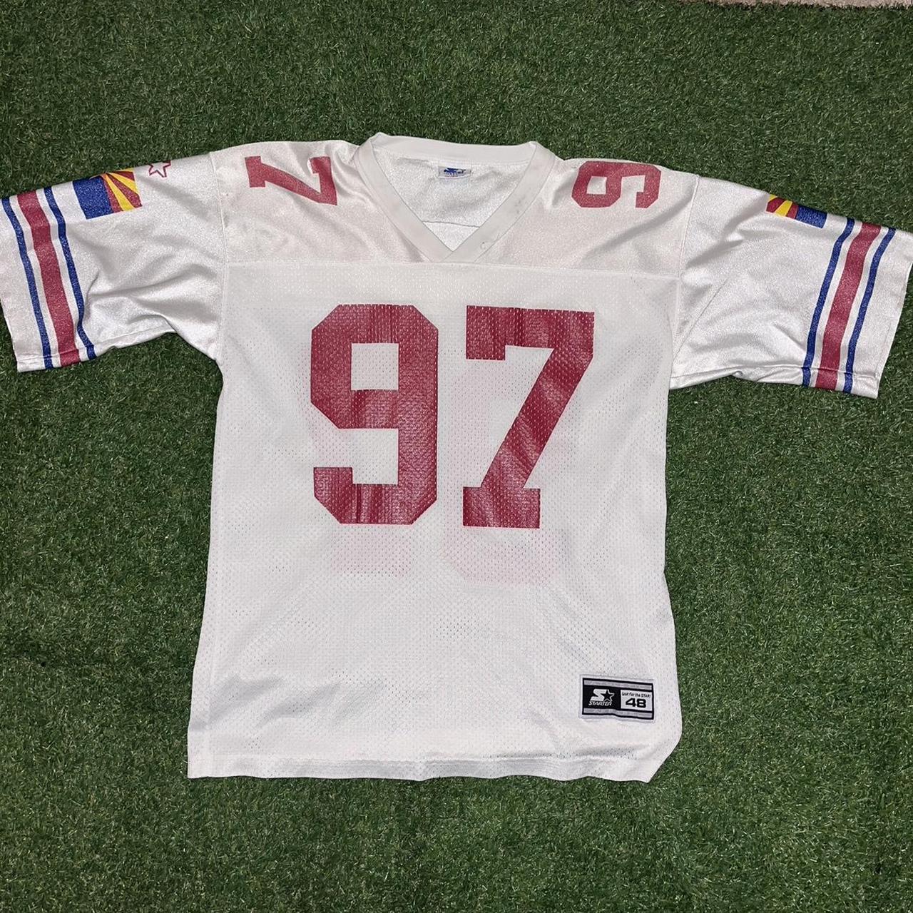 Rice #97 Vintage Football Jersey #depop #vintage... - Depop