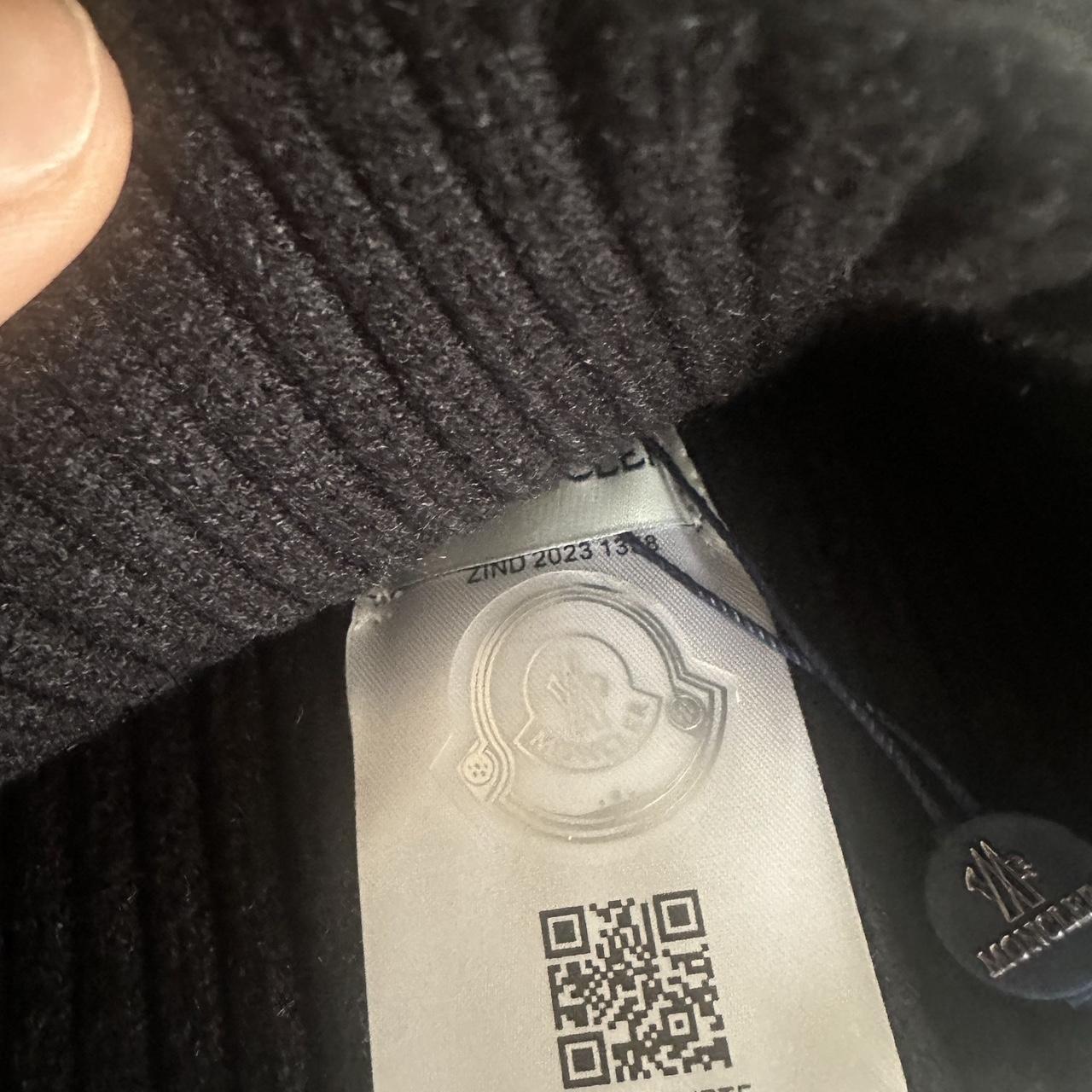 Moncler Beanie with Scannable NFC Tag and original... - Depop