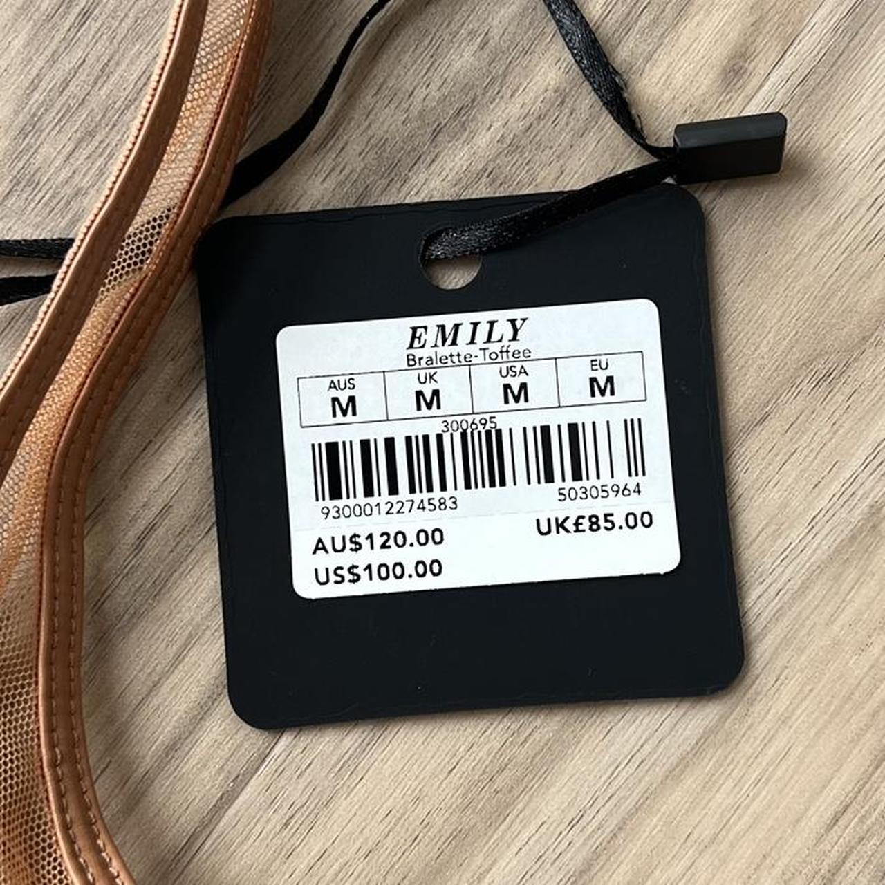 Emily Toffee Bralette Beautiful sheer bralette with... - Depop