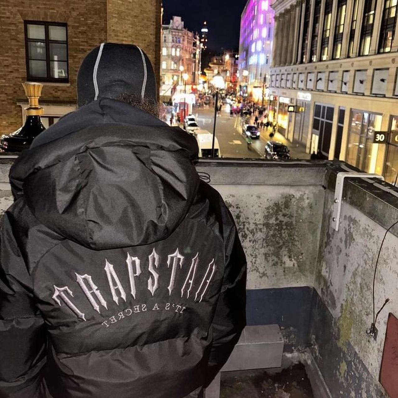 Rare Trapstar Decoded Arch Puffer Jacket☔️ Brand... - Depop