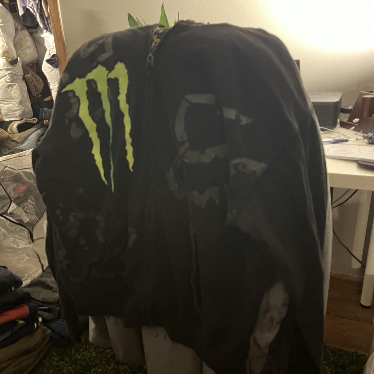Insane Fox x monster embroidered hoodie Normal... - Depop