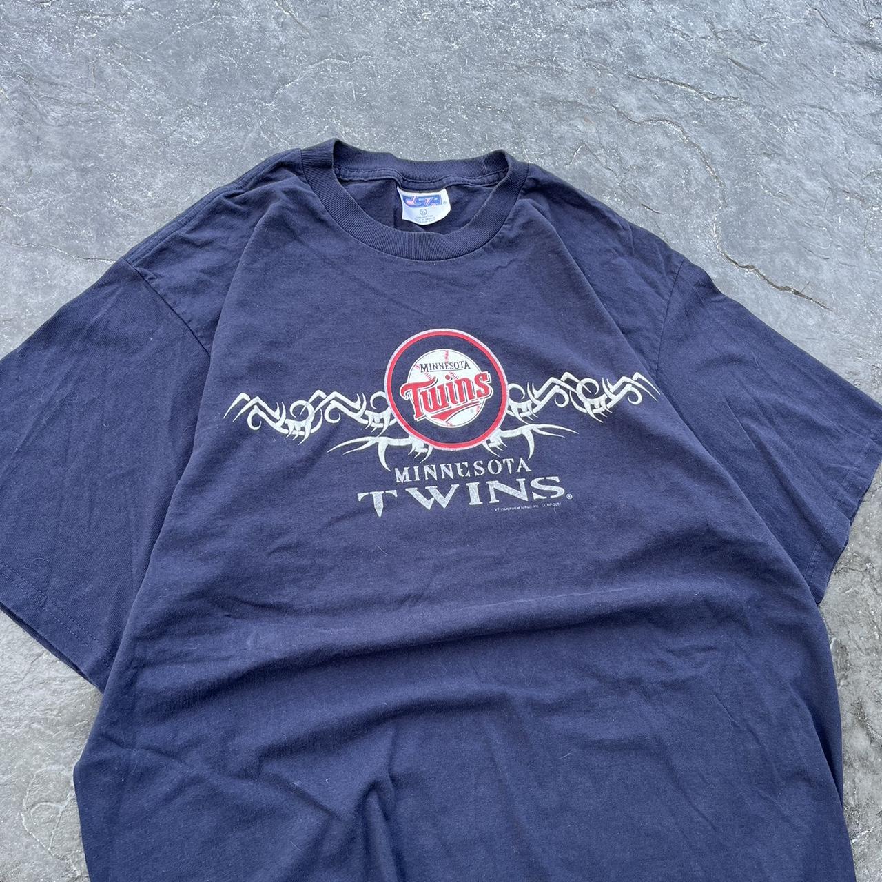 2001 tribal Minnesota twins tee Normal wear, one... | Depop