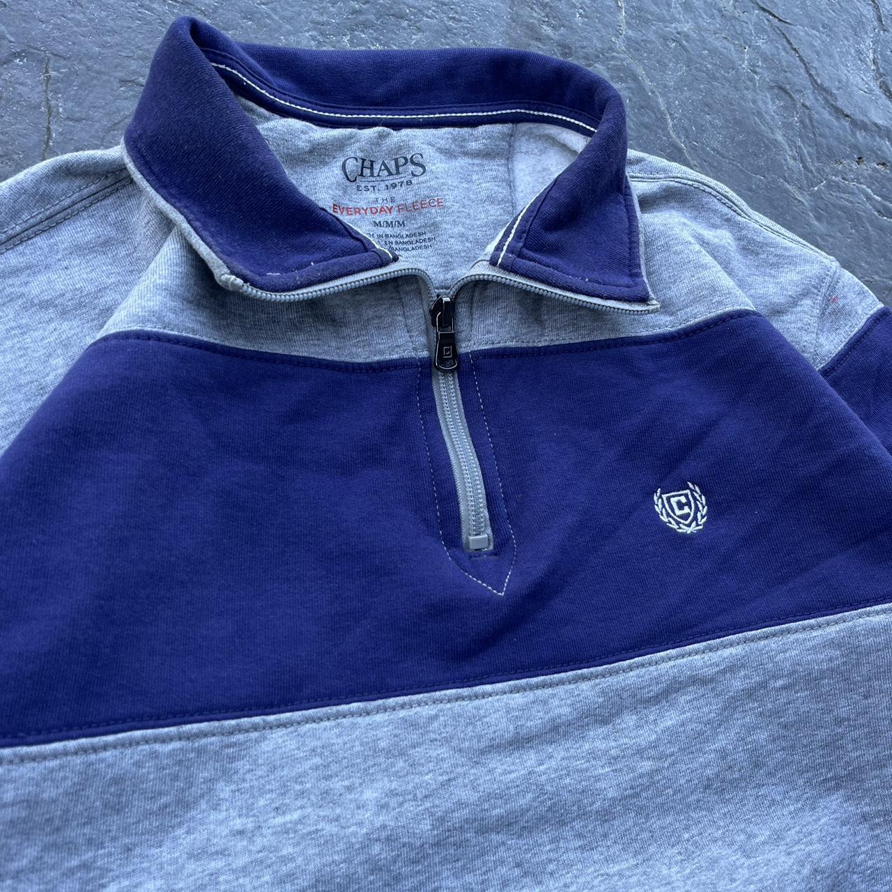 2000s striped chaps quarter zip Normal wear, couple... | Depop