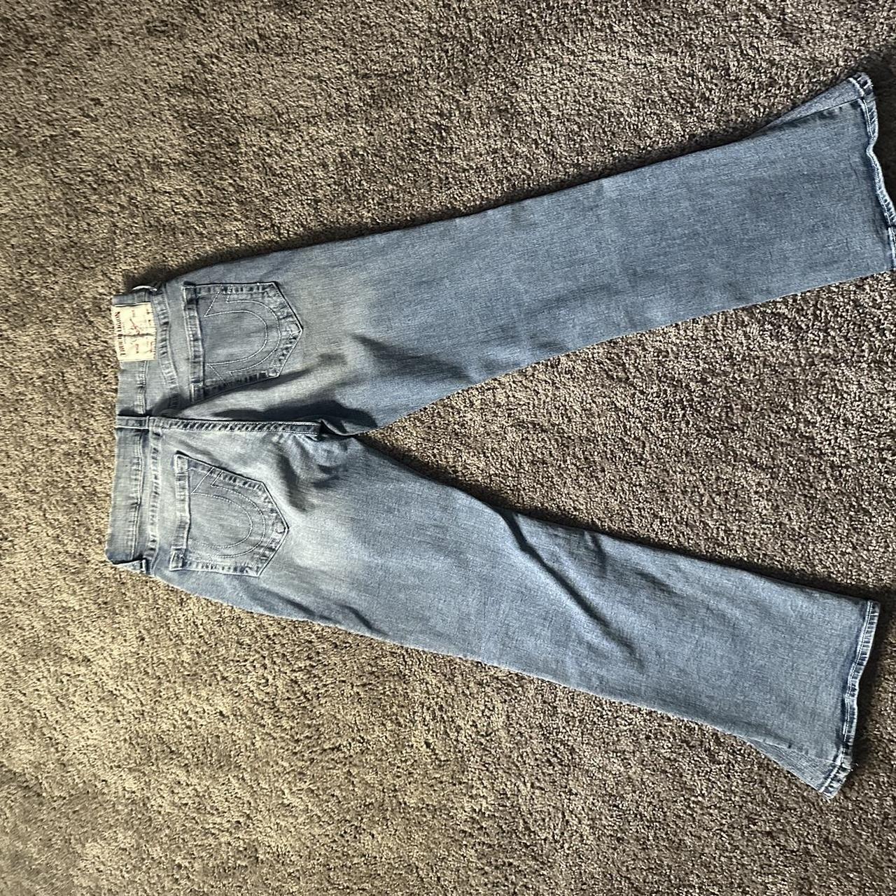 Ricky straight true religion custom flare size 32 - Depop