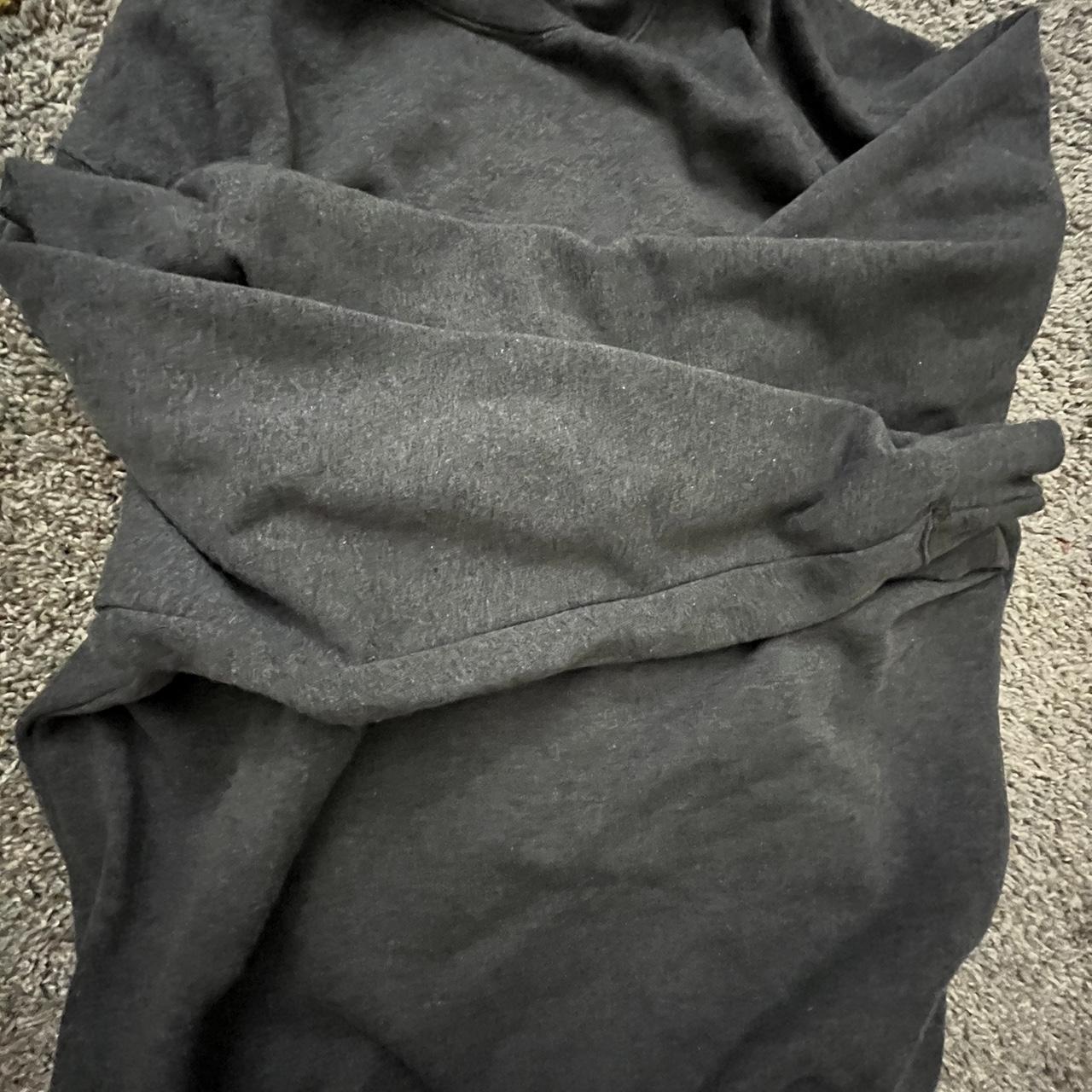 large charcoal pro club sweater - Depop