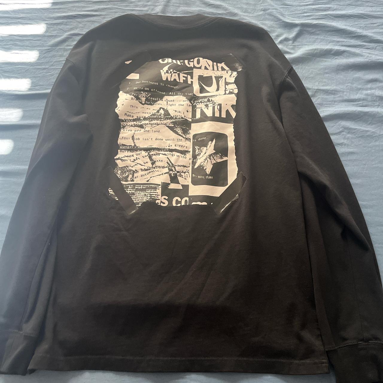 Nike black long sleeve Size small open to... - Depop