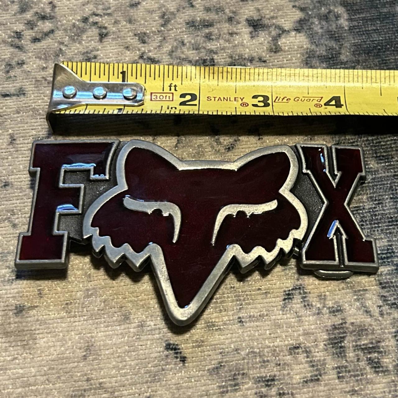 Super rare vintage fox racing belt buckle in a... - Depop