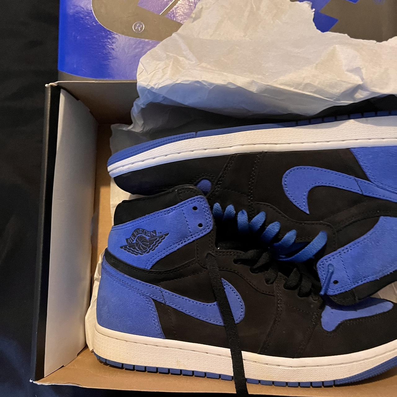jordan 1s royal blue (with box - Depop