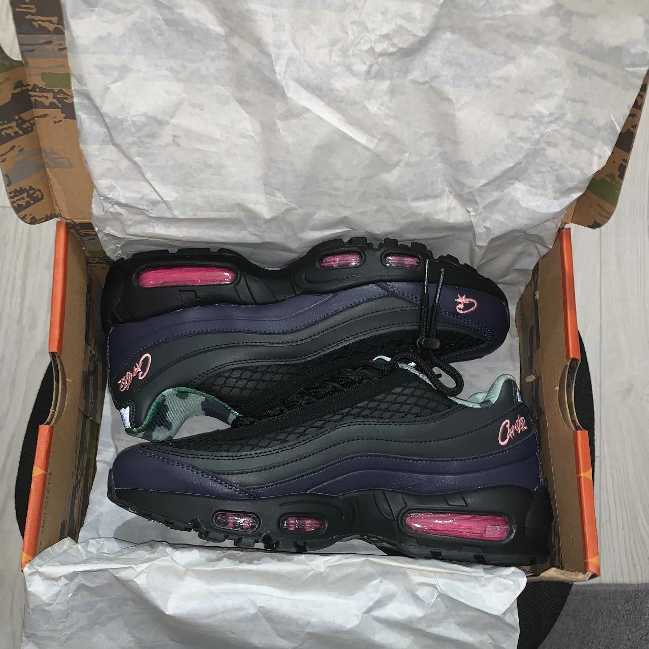 Corteiz 95s in "Pink Tingz" colourway. Purchased in... - Depop