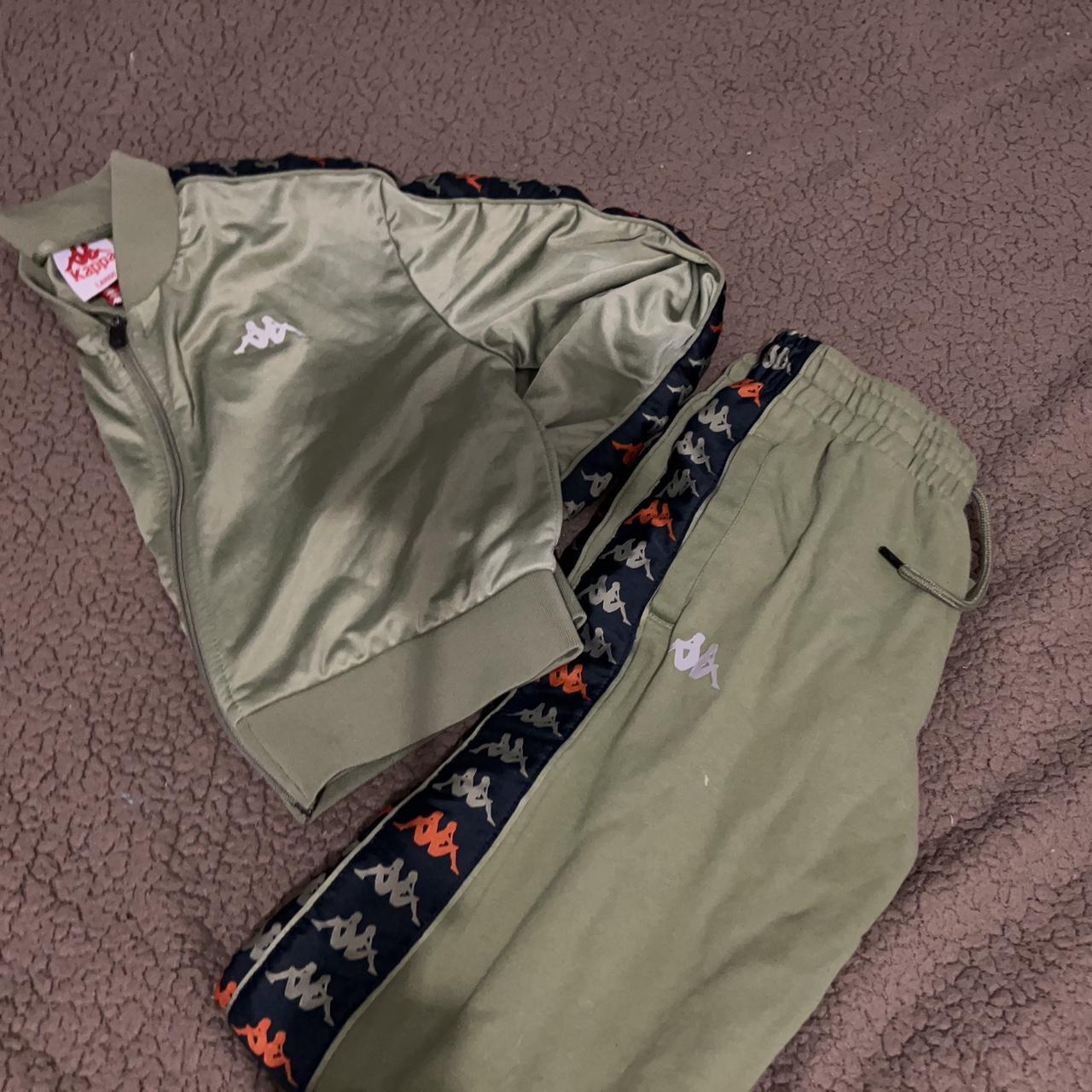 Kappa Women’s Tracksuit Jacket size Large Pant... - Depop