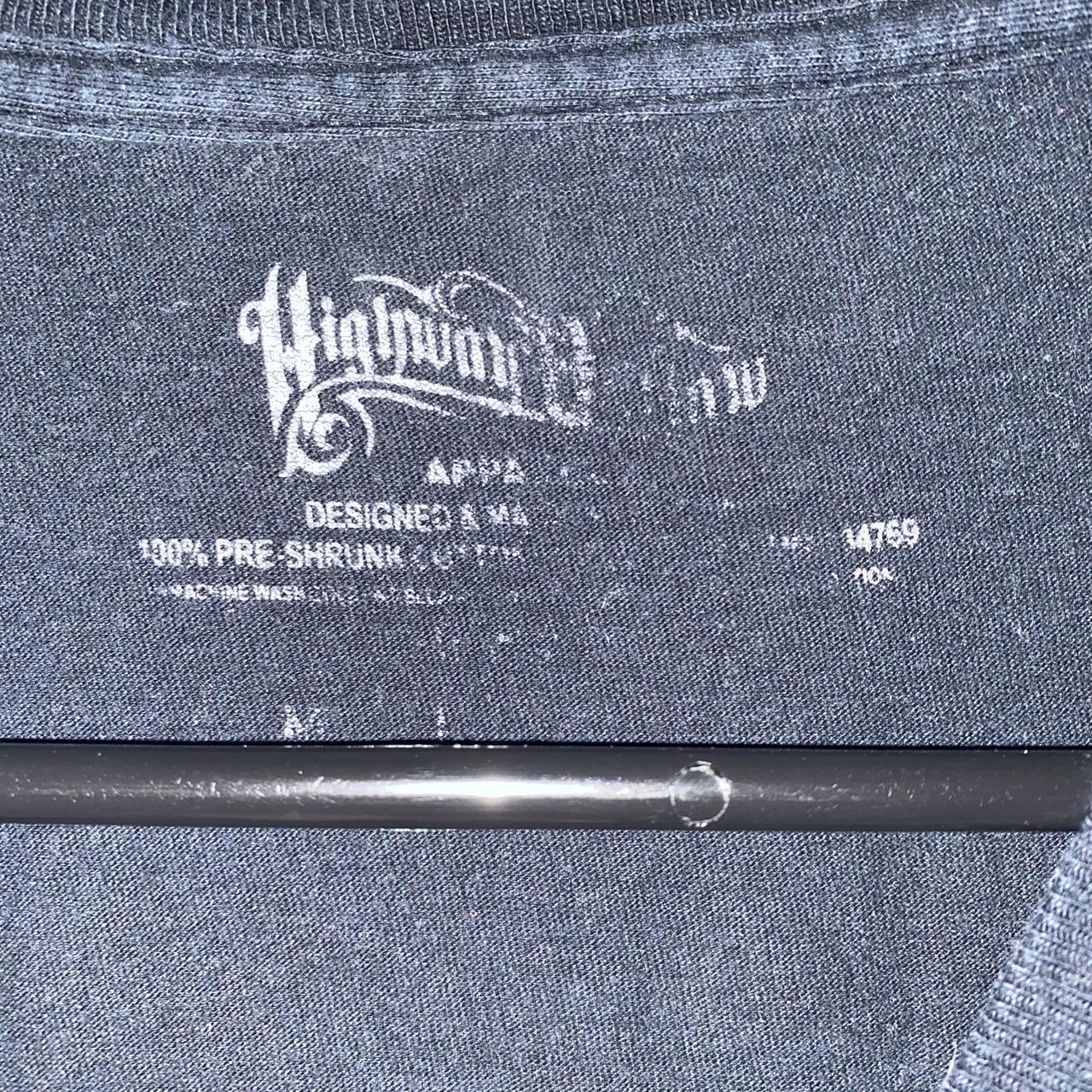 Black skull t-shirt with back and front graphic - Depop