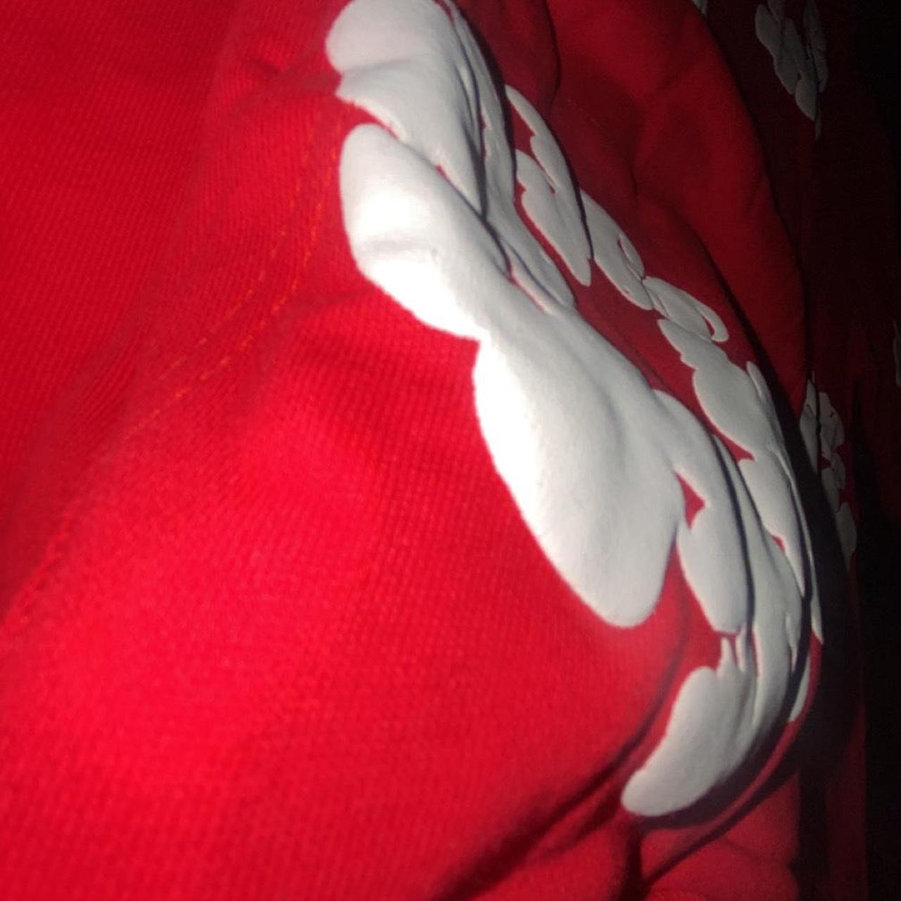 Red Denim Tear Hoodie with tags High quality Size... - Depop