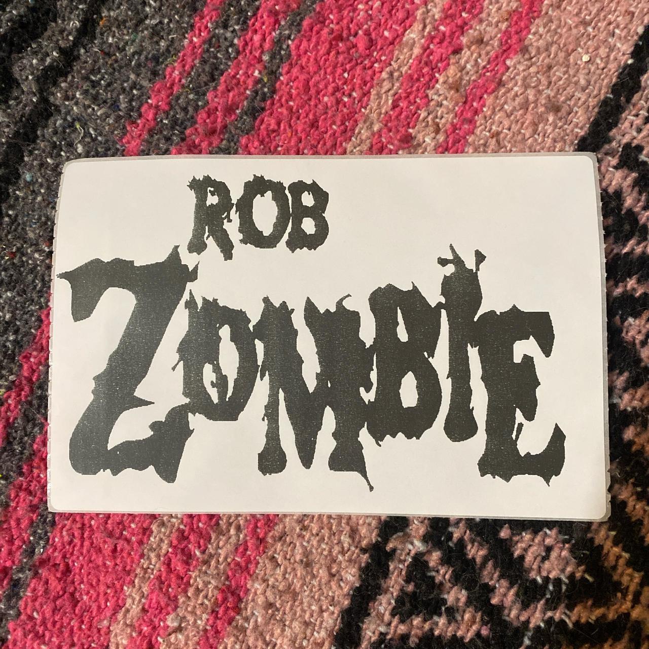 Rob zombie sticker... - Depop