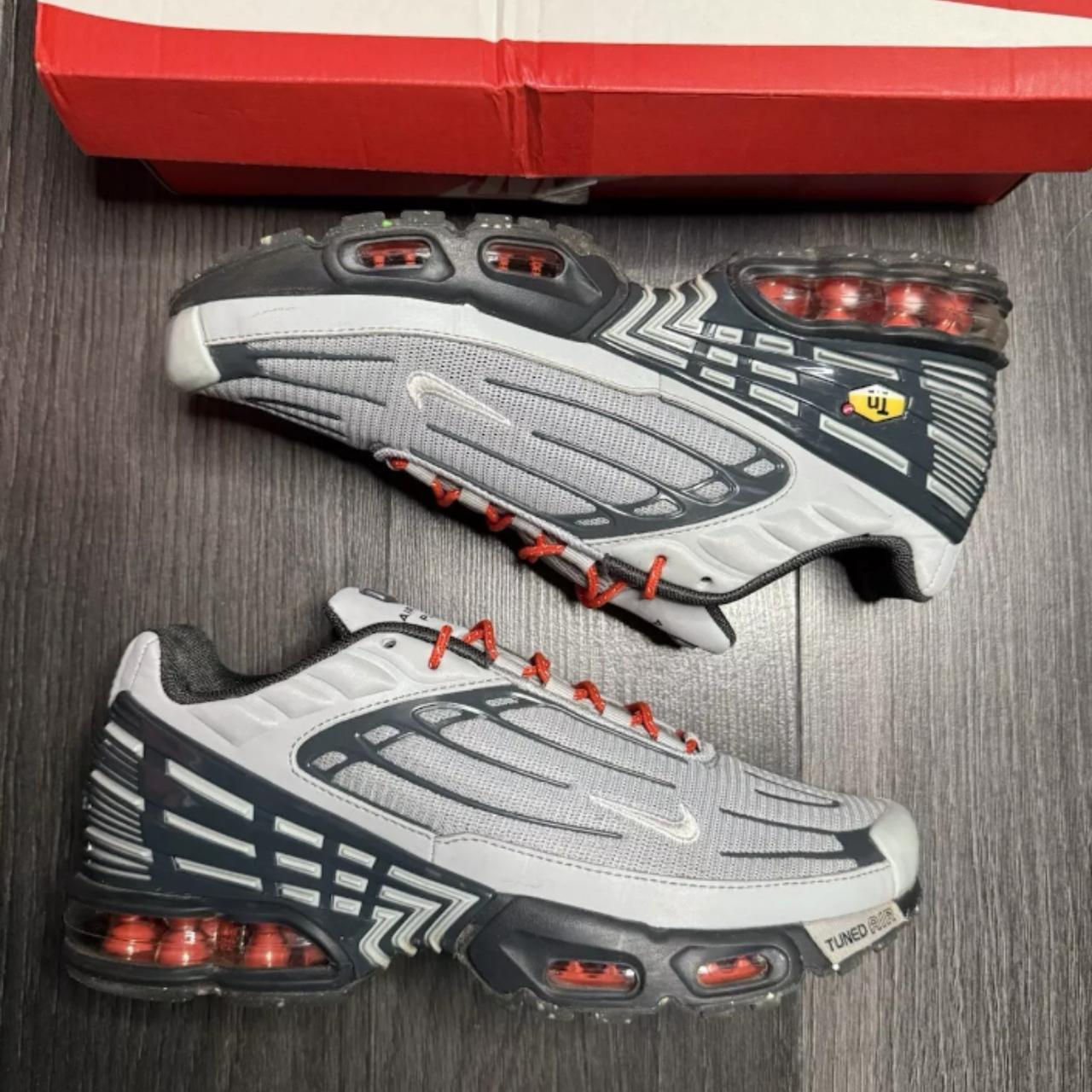 Nike Air Max Plus TN3 III Light Smoke Grey Metallic... - Depop
