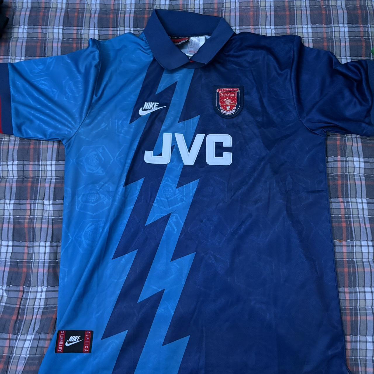 Arsenal 95/96 Away Kit Bergkamp 10 #Arsenal #Kit... - Depop