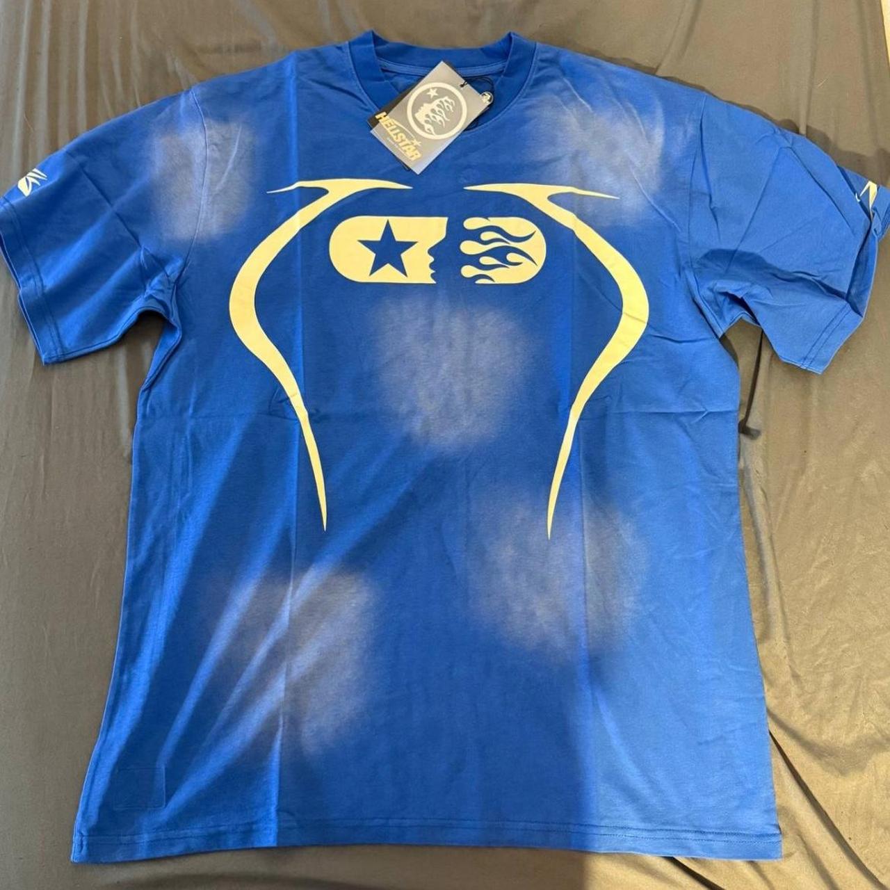 Blue Hellstar shirt #hellstar #shirt | Depop