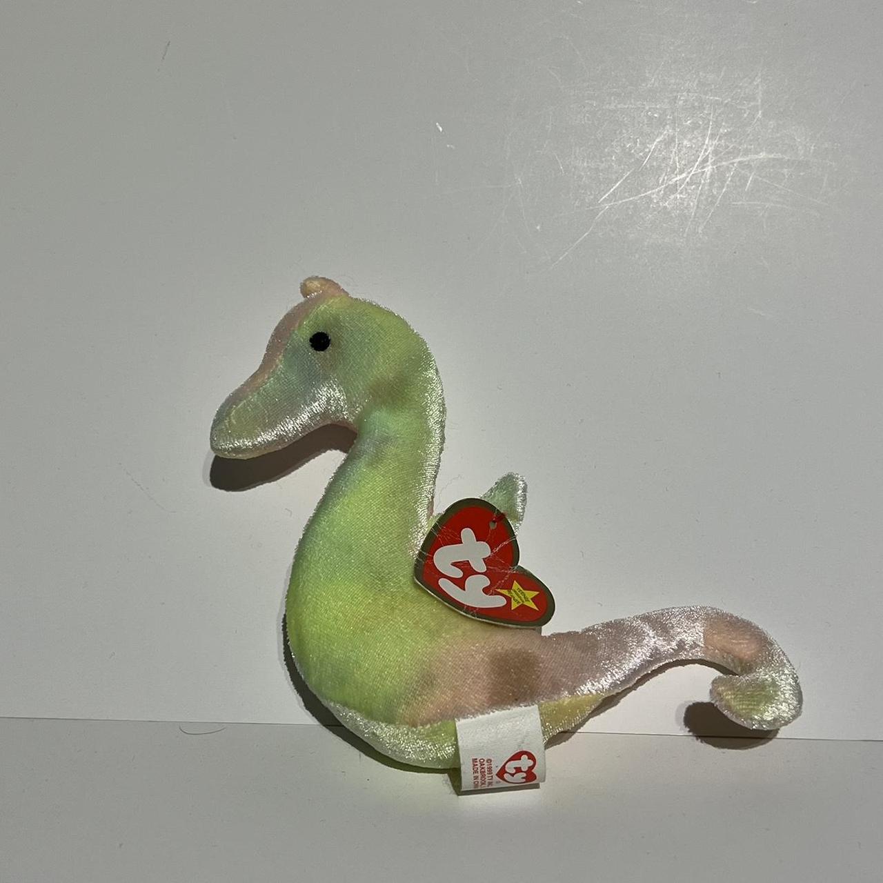 Ty Beanie Babies Neon The Seahorse. Used in very. Depop