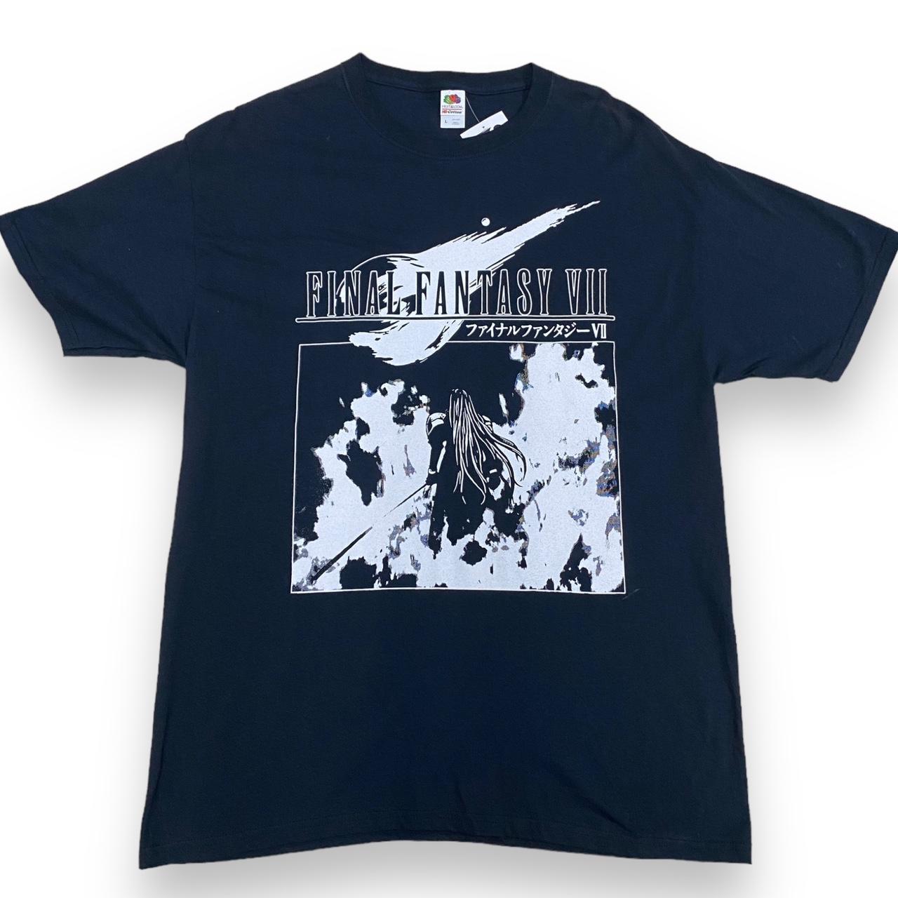 Vintage Y2K Final Fantasy Tee Size L 21 x 28 - Depop