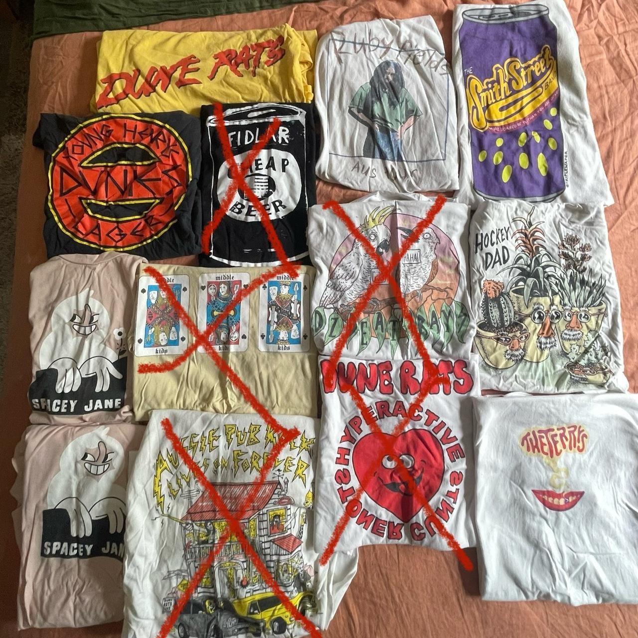 Various band shirts Bundle for cheaper - Depop