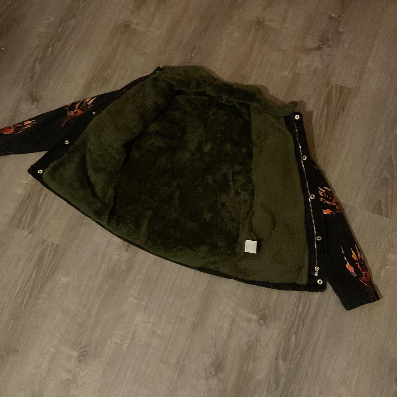 Bloody handprint Jean jacket - Depop