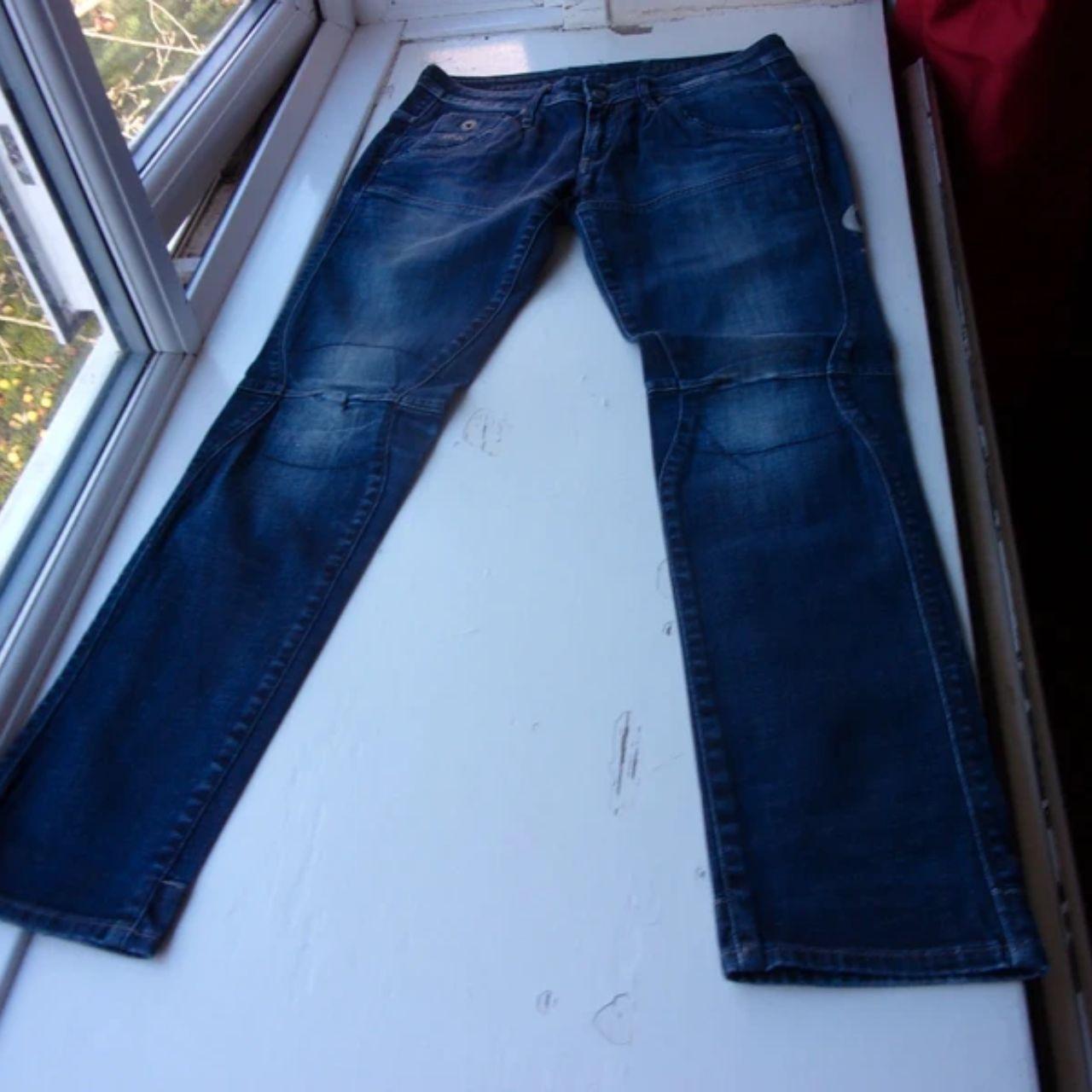 G-STAR MOTOR 5620 Tapered EMBRO Ladies Blue Jeans... | Depop
