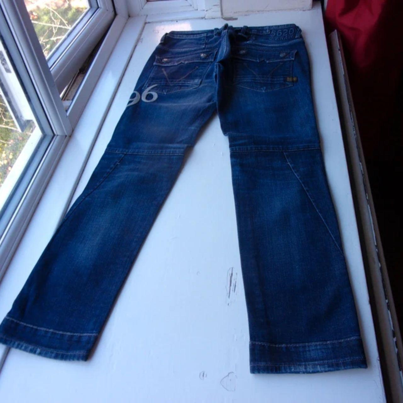 G-STAR MOTOR 5620 Tapered EMBRO Ladies Blue Jeans... | Depop