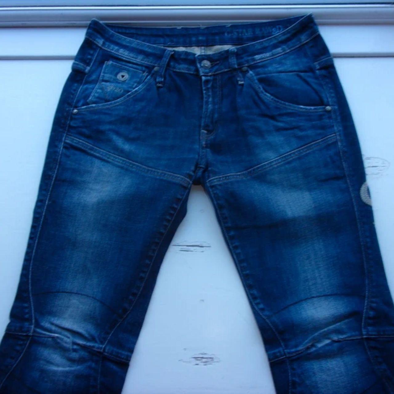 G-STAR MOTOR 5620 Tapered EMBRO Ladies Blue Jeans... | Depop