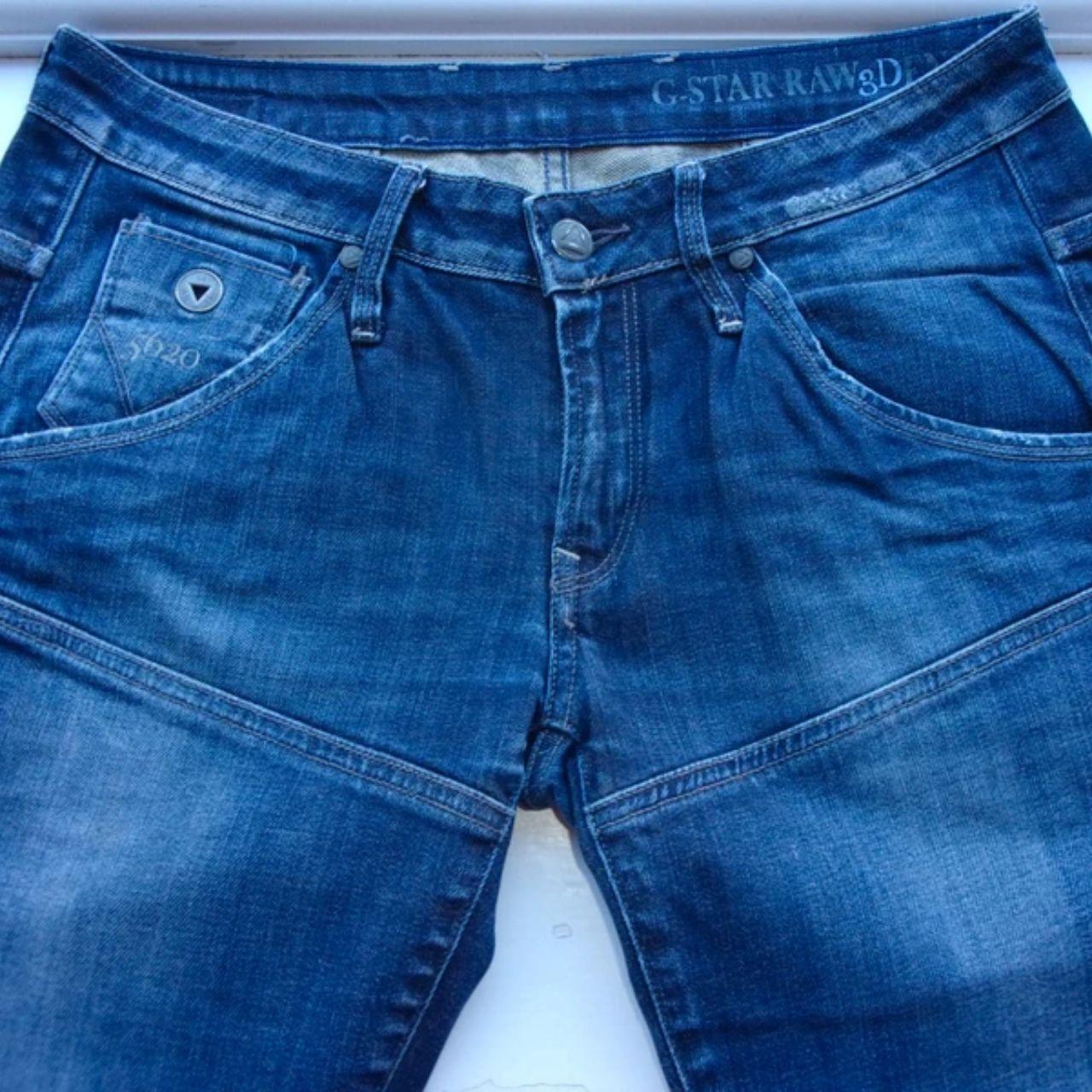 G-STAR MOTOR 5620 Tapered EMBRO Ladies Blue Jeans... | Depop