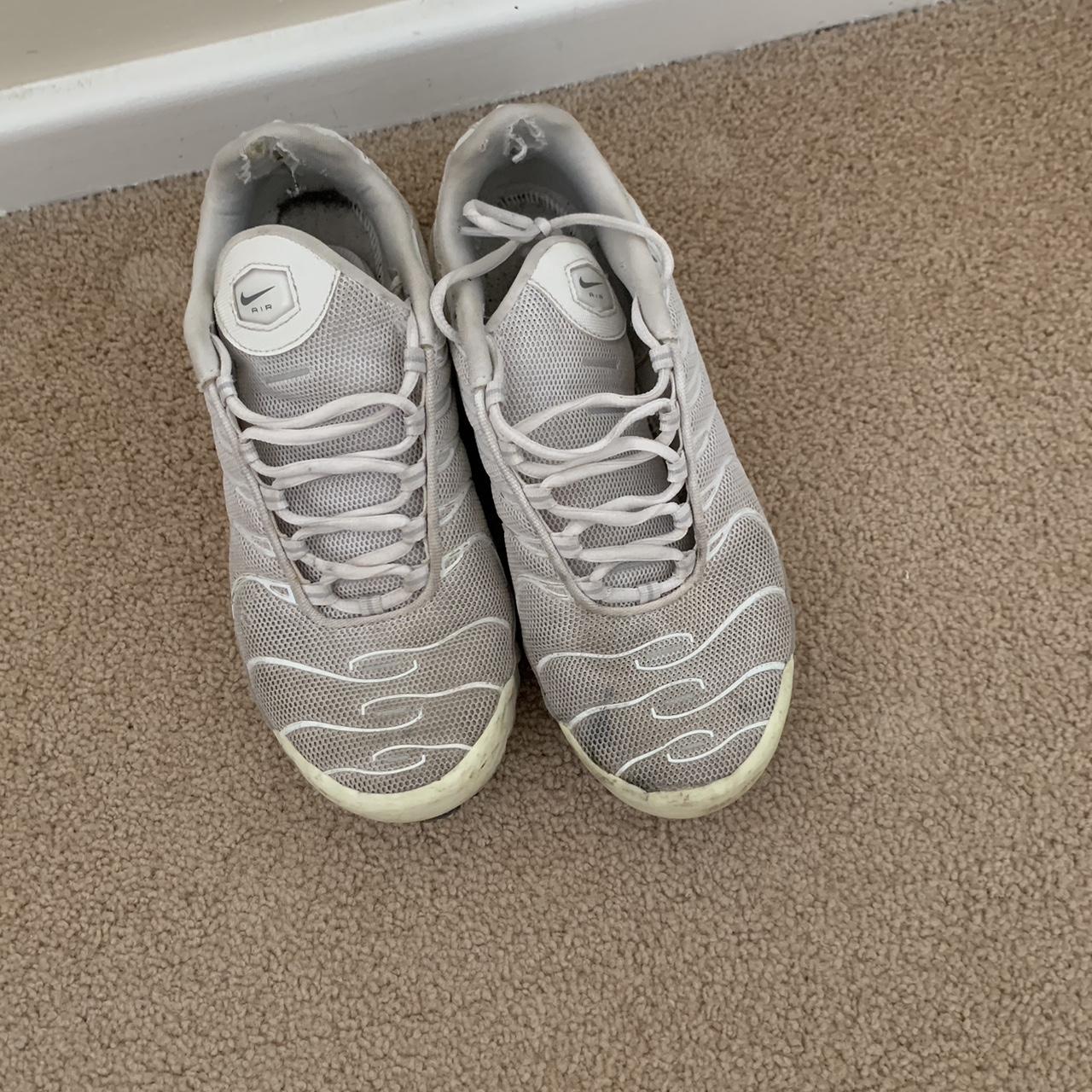 White tns us 9, pretty beat pair but could be... - Depop