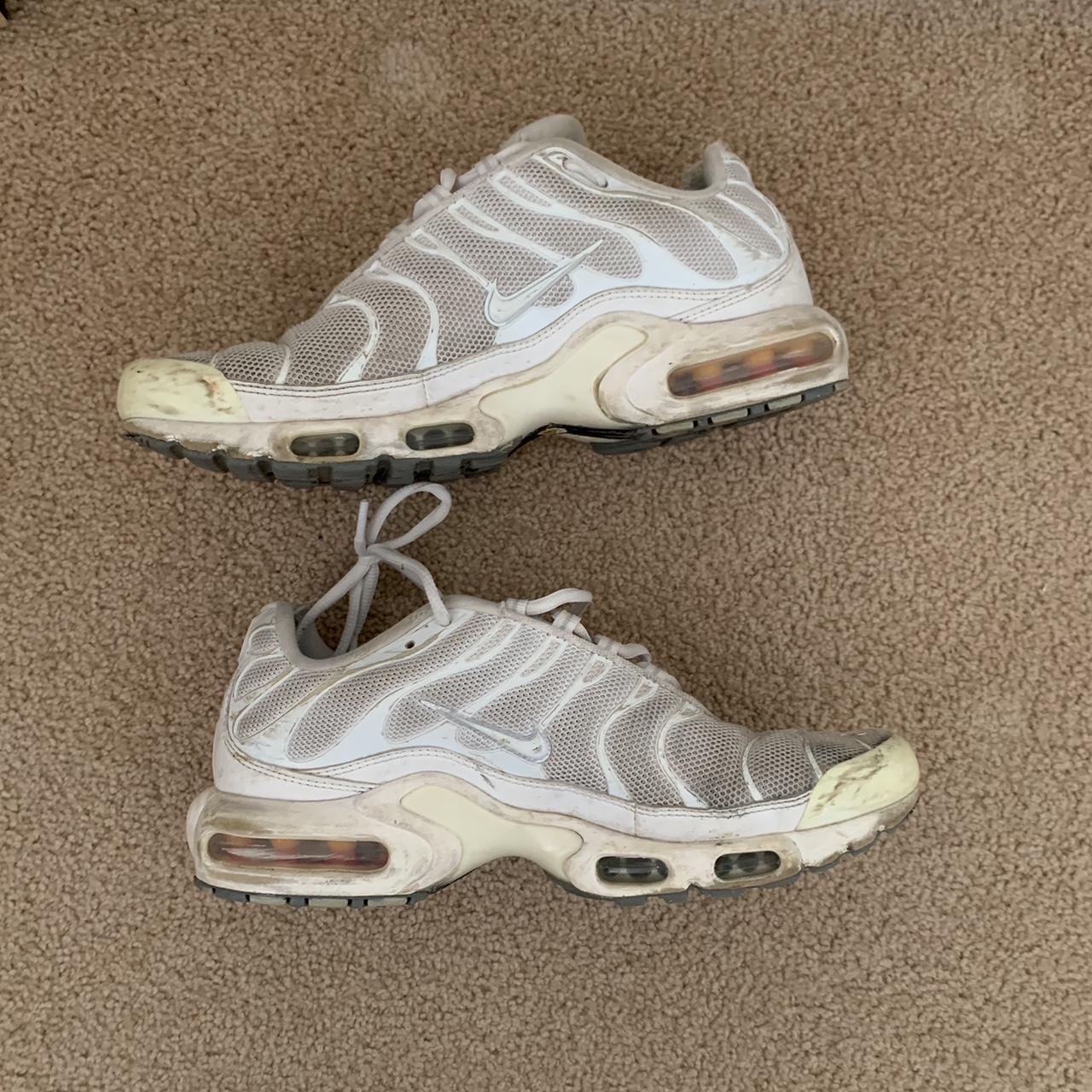 White tns us 9, pretty beat pair but could be... - Depop