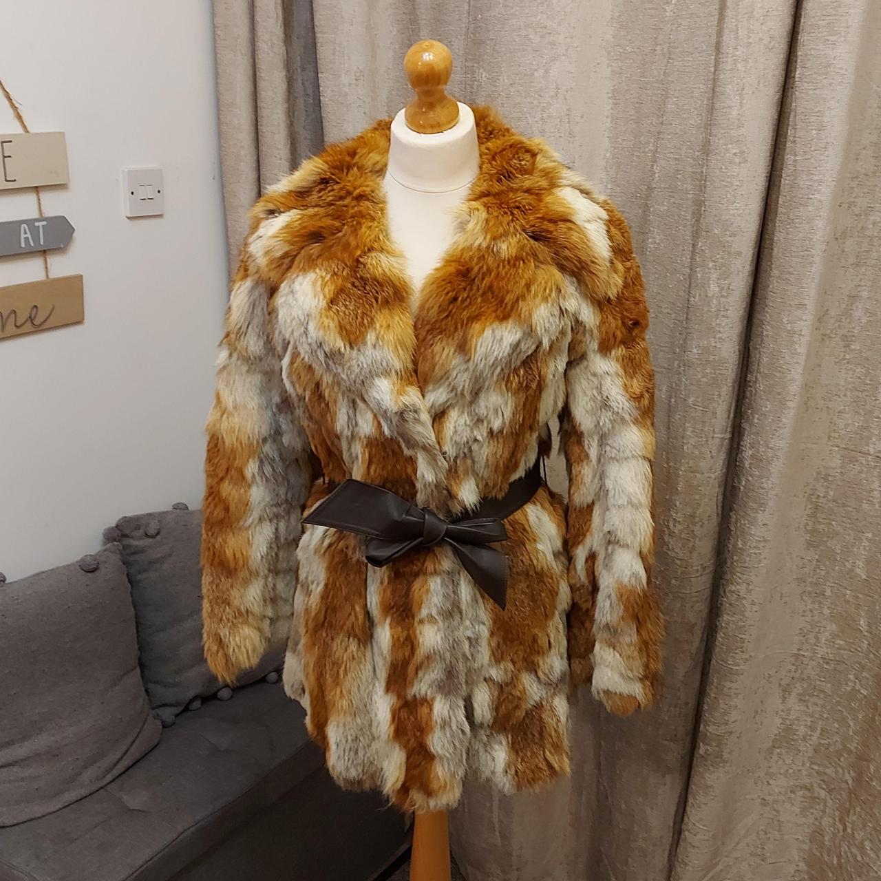 Amazing retro vintage red fox fur coat. 70s styling... - Depop