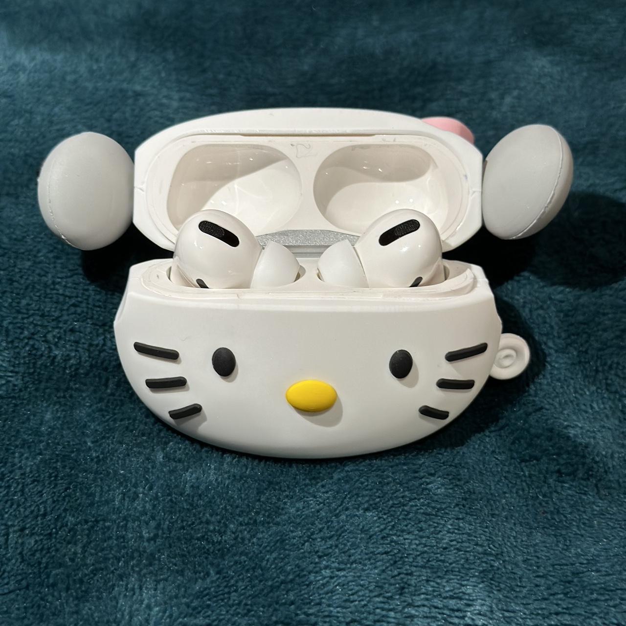Cute Sanrio Hello kitty case for the AirPod pros,... - Depop