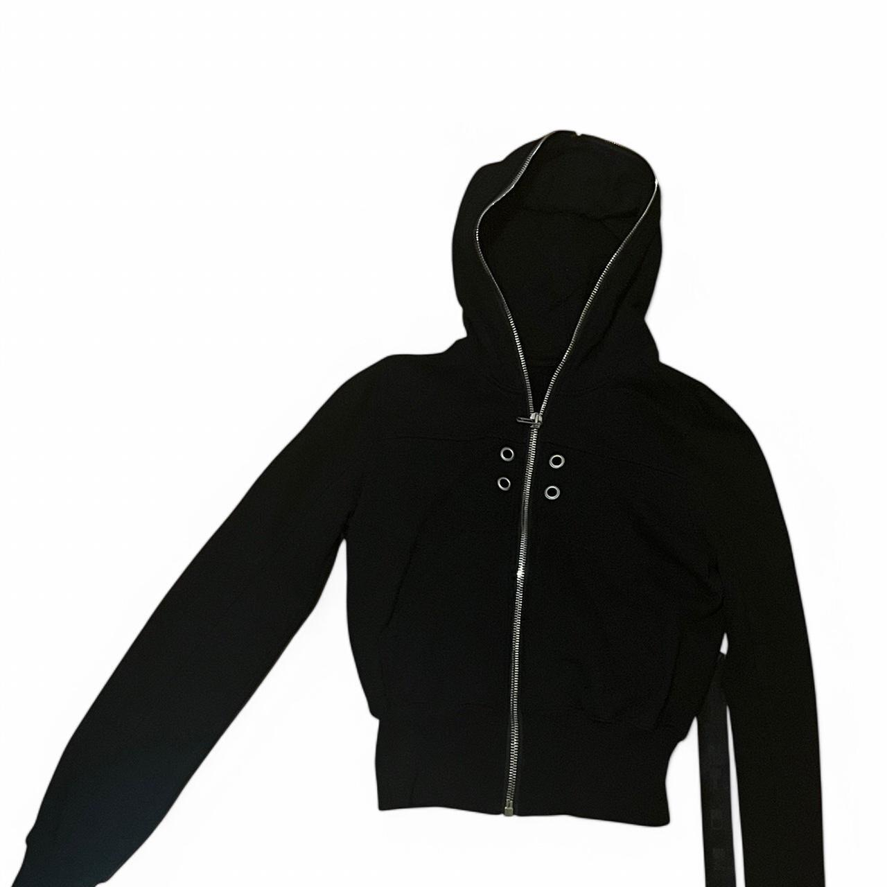 Rick Owens cropped gimp zip up Size medium fits... | Depop