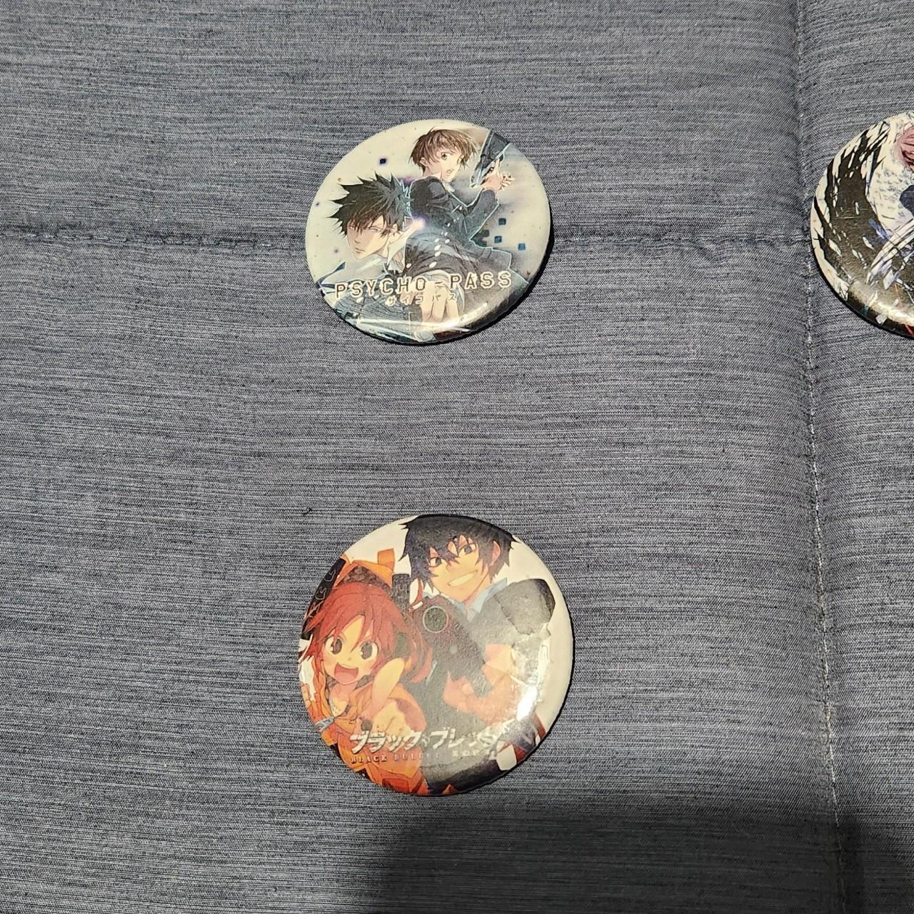 Some anime buttons featuring Tokyo ghoul, Blue... | Depop