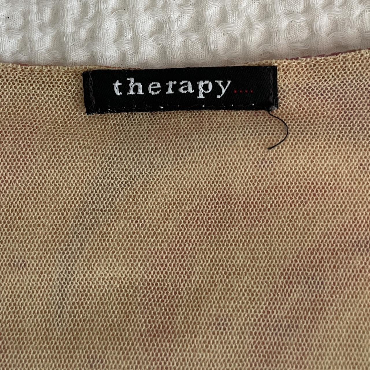 therapy 90s / 2000s mesh top 🤸‍♀️ Details: No size... - Depop