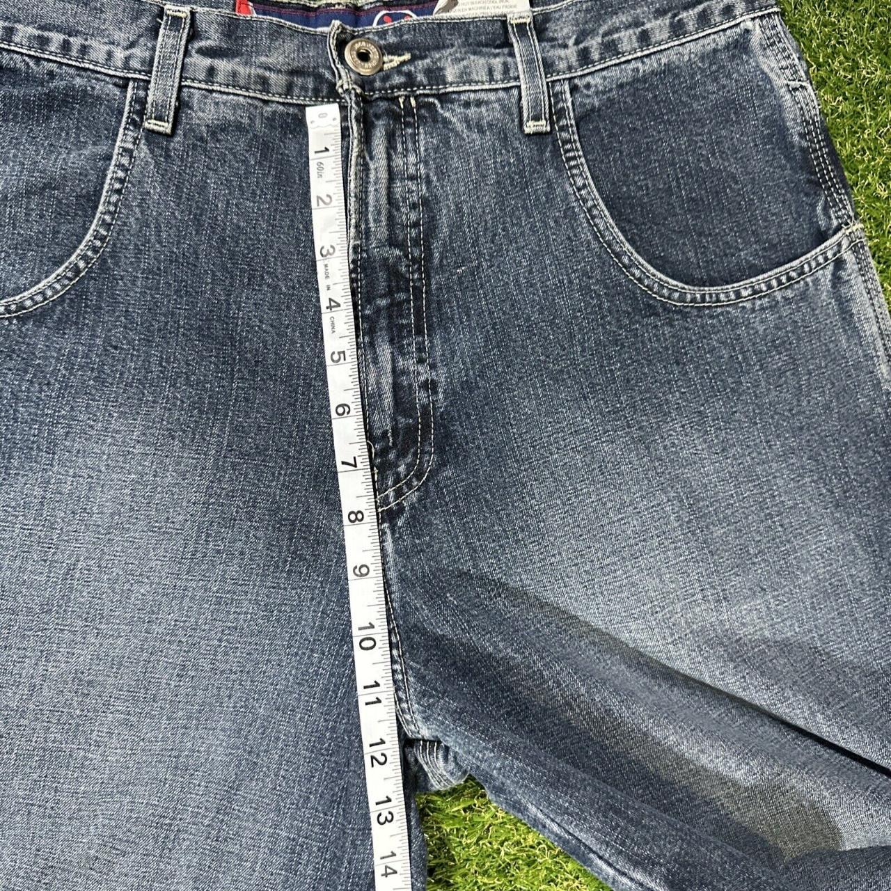 VTG 90s Y2K JNCO Wide-Leg Rave Skate Dark Gray Jeans... - Depop