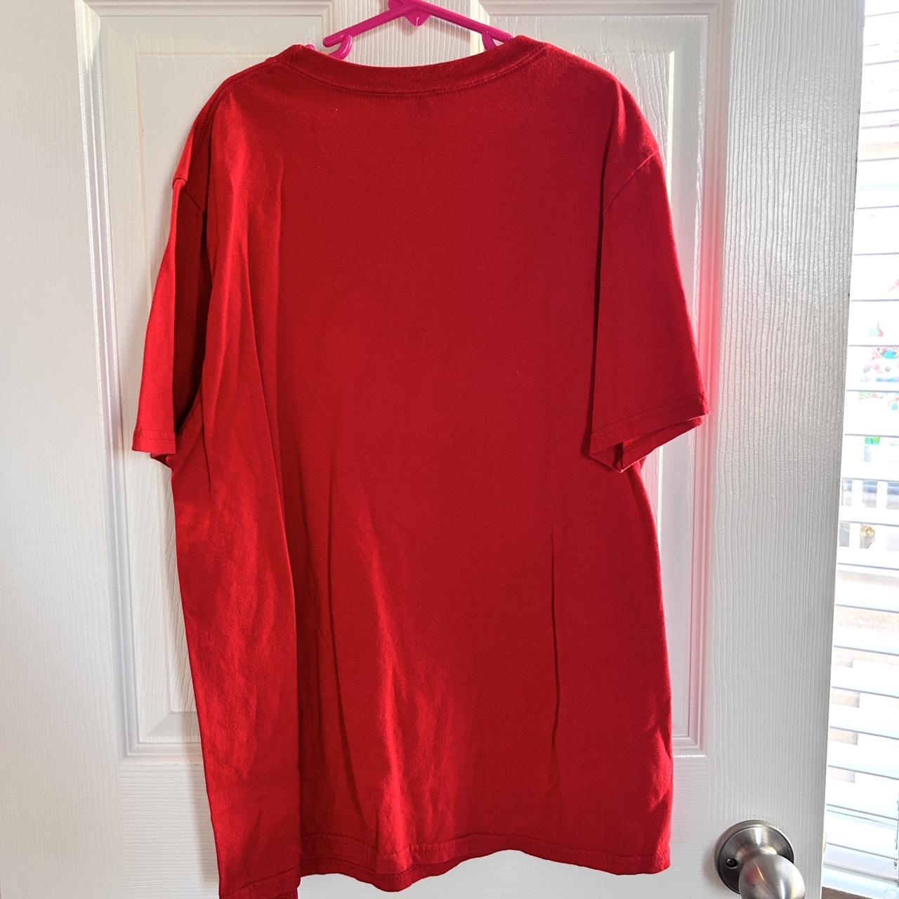 badboyhalo merch red golden apple t-shirt size... | Depop