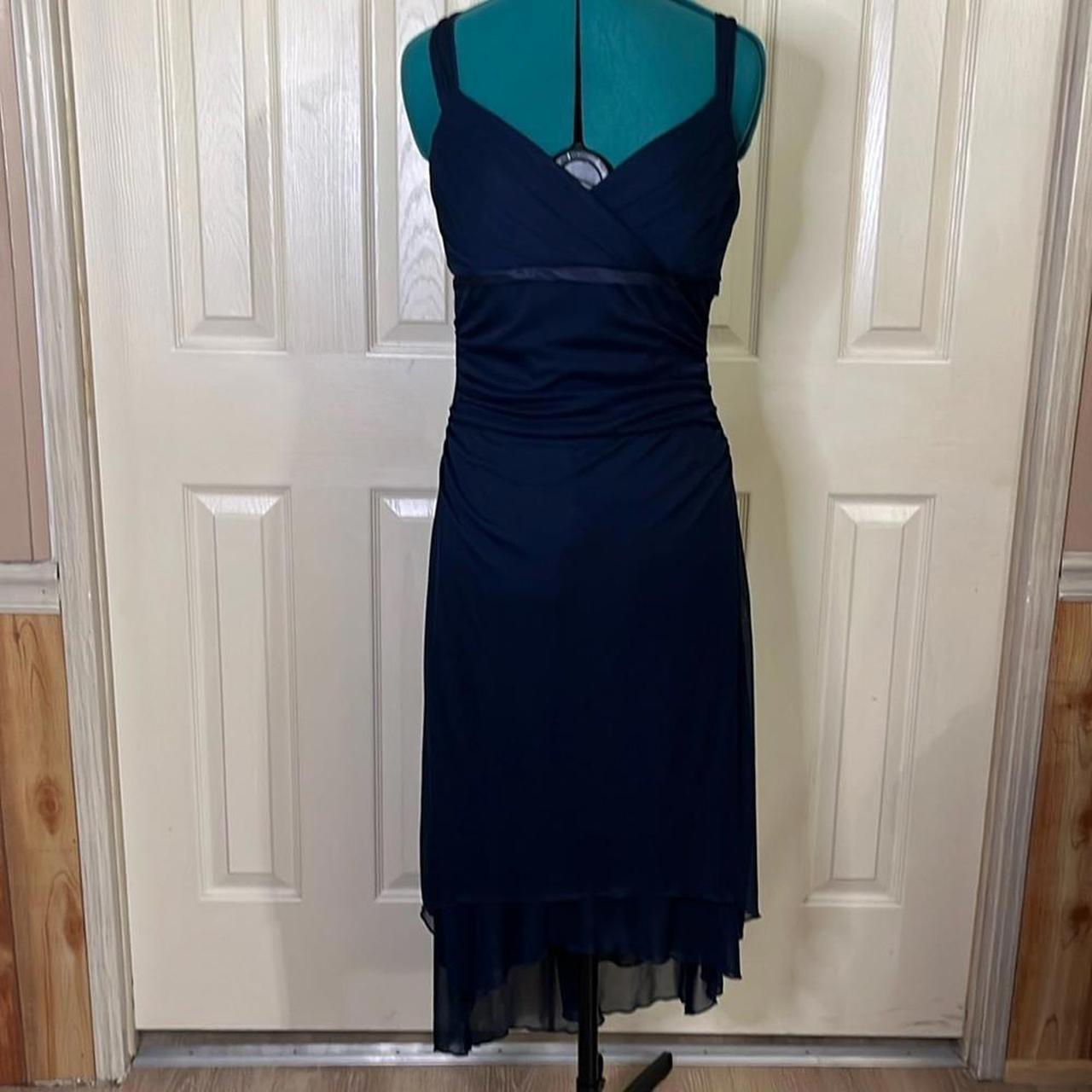 Gorgeous RUBY ROX Pinup, Spaghetti Strap, Sheer Navy... - Depop