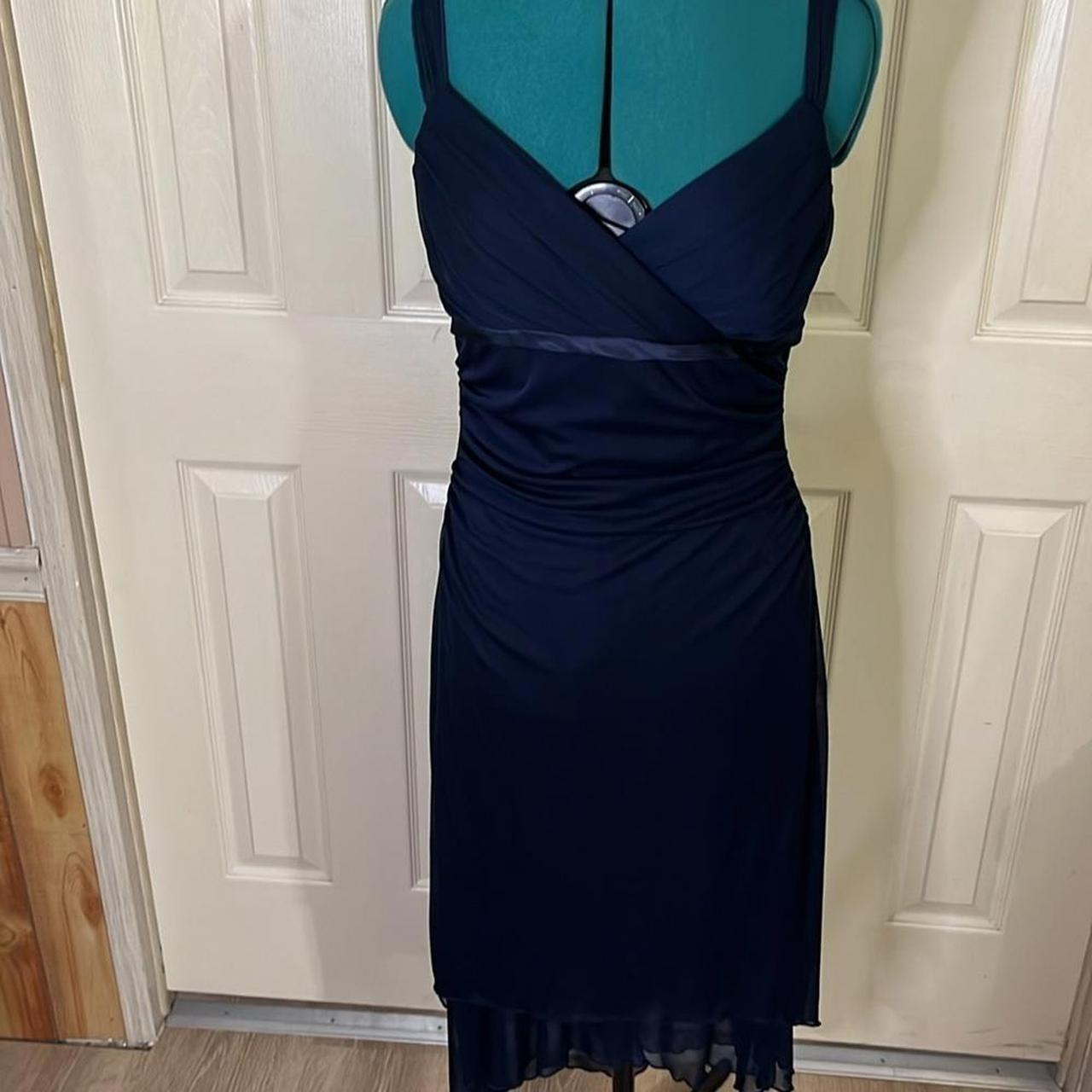 Gorgeous RUBY ROX Pinup, Spaghetti Strap, Sheer Navy... - Depop